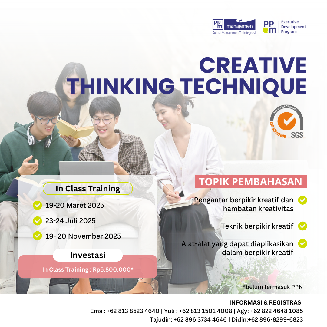 Creative Thinking Technique [In-Class Training] | PBP